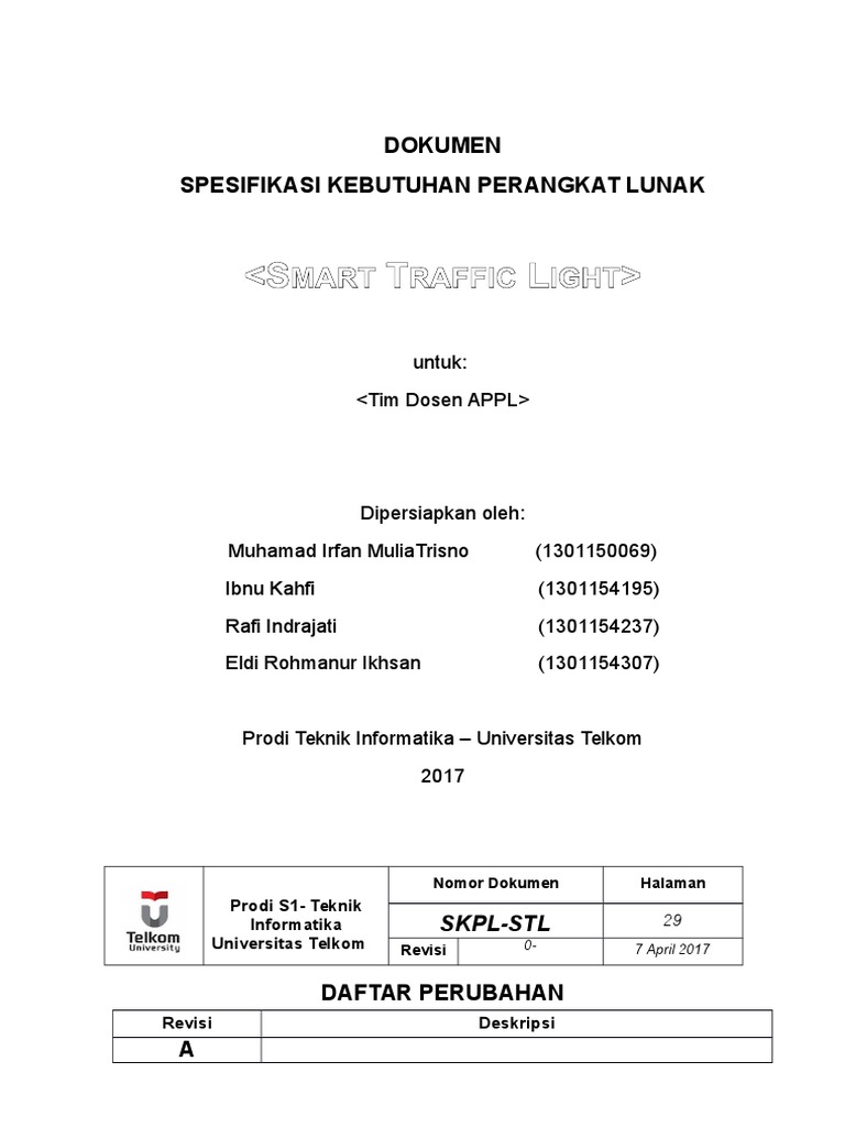 SMART TRAFFIC LIGHT SYSTEM SPECIFICATIONS | PDF