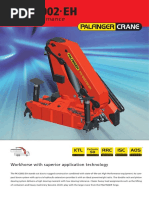 Palfinger PK 15500 Load Chart | PDF | Crane (Machine) | Machines