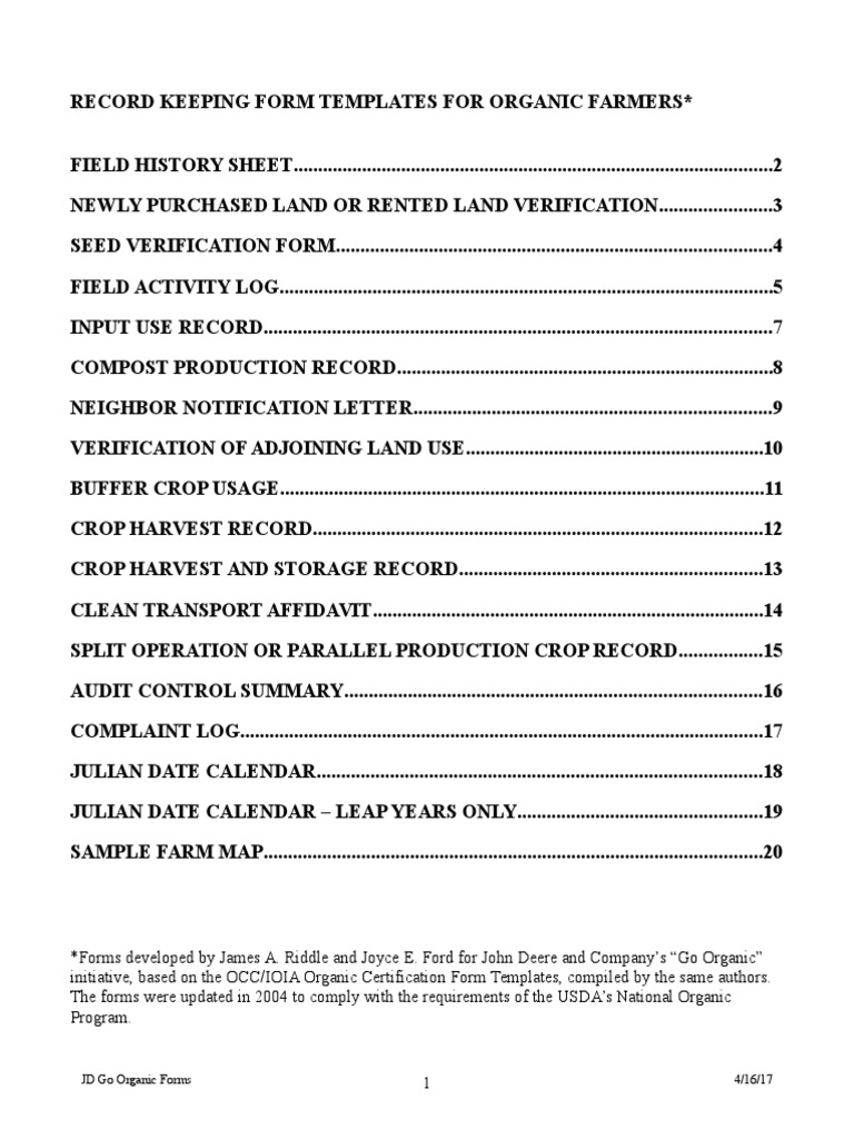 Farm Records | Download Free PDF | Organic Farming | Tillage
