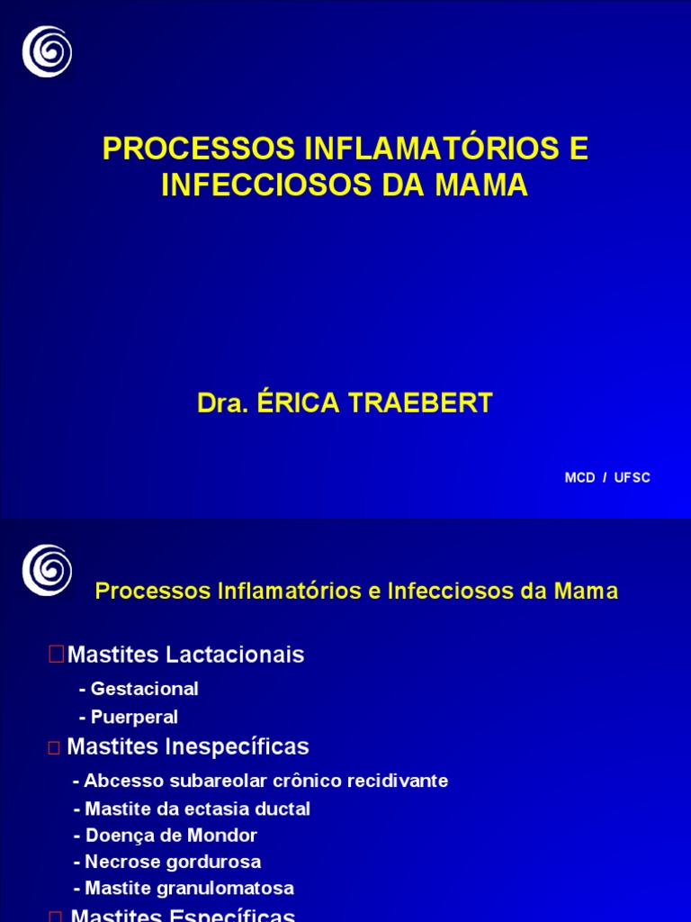 Processos inflamatórios e infecciosos da mama: uma revisão dos ...