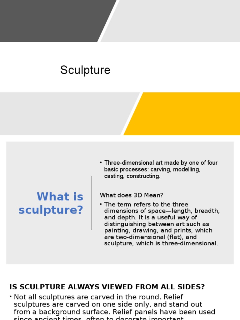 Intro Sculpture Lesson 1 | Download Free PDF | Sculpture | Minimalism