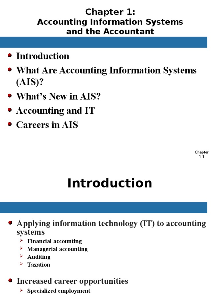 AIS Simkin ch01 | PDF | Information System | Accounting