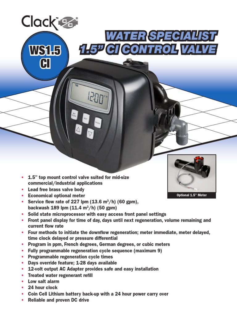 WS1 5ci | PDF | Valve | Battery (Electricity)