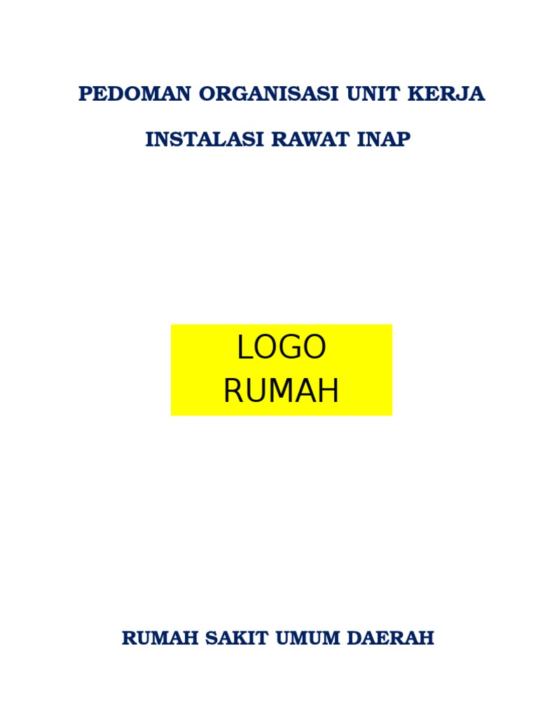 Panduan Organisasi Rawat Inap | PDF | Bisnis | Pengelolaan Keuangan & Uang