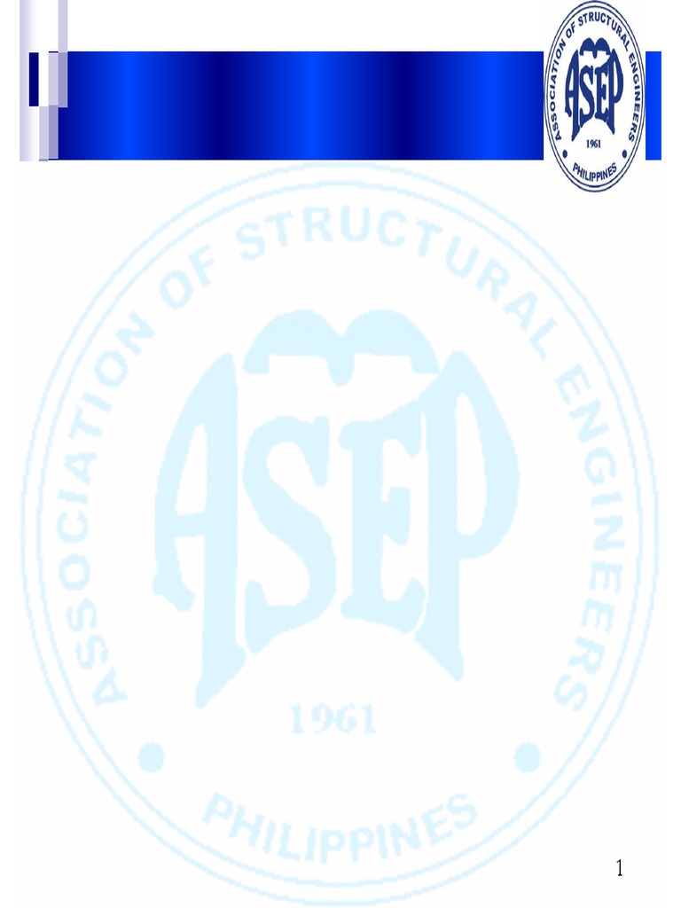 Pp03 - Asep - NSCP 2015 Update On Ch3 Earthworks and Excavations | PDF ...