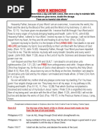 40 Healing Scriptures Compiled By Dodie Osteen | PDF | Jesus | Sin