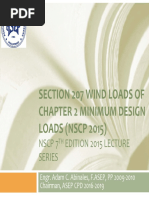 Wind Load Analysis NSCP 2015 | PDF