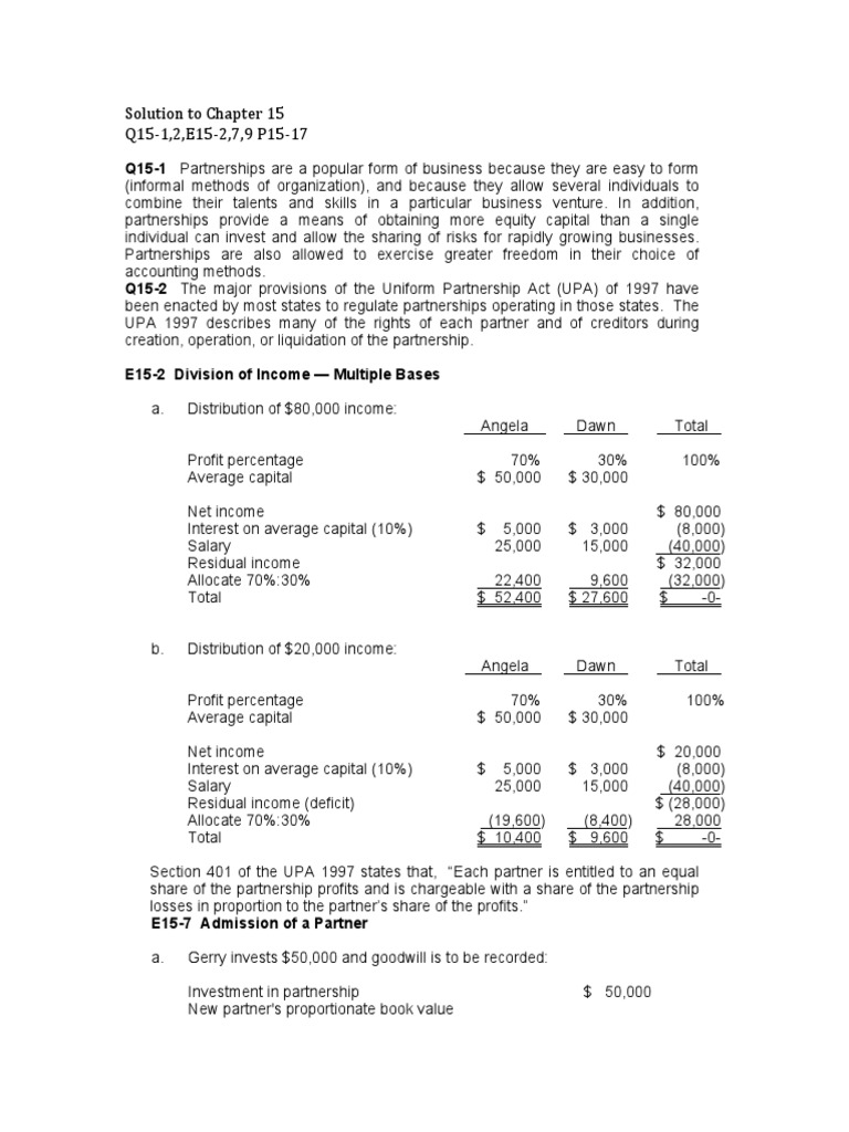 ch15 PDF | PDF | Goodwill (Accounting) | Expense