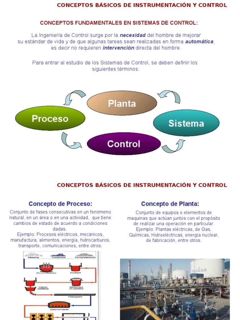 Conceptos Basicos de Instrumentacion y Control | PDF | Sistema de ...