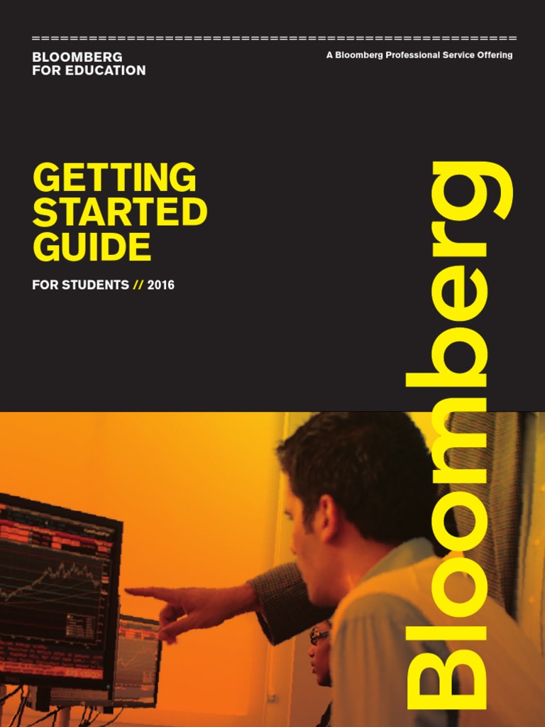 Bloomberg | PDF | Stock Market Index | Microsoft Excel