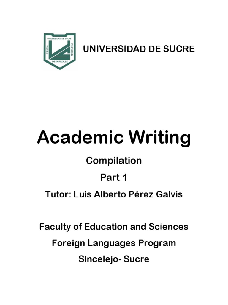 Academic Writing Compilation Part 1 PDF | PDF | Verb | Subject (Grammar)
