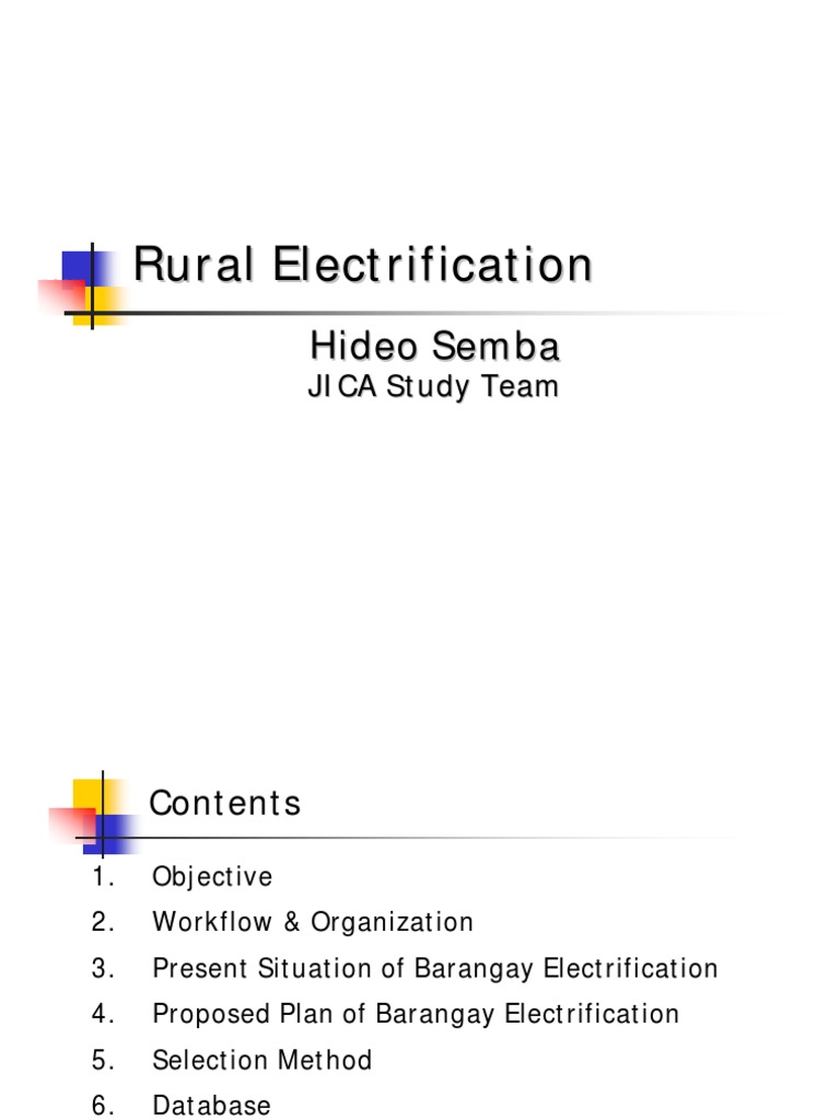 Rural Electrification | PDF | Photovoltaic System | Wind Power