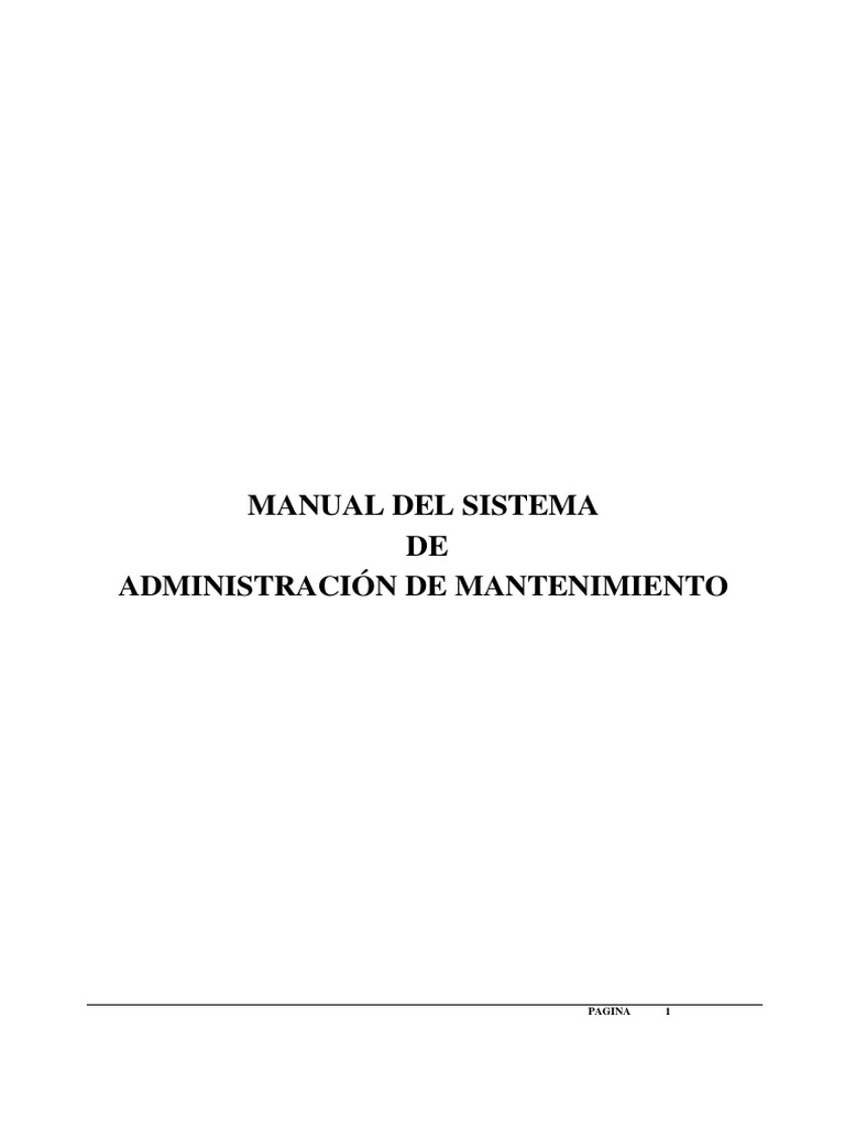 Manual del Sistema SAM de Mantenimiento | PDF | Presupuesto | La carretera