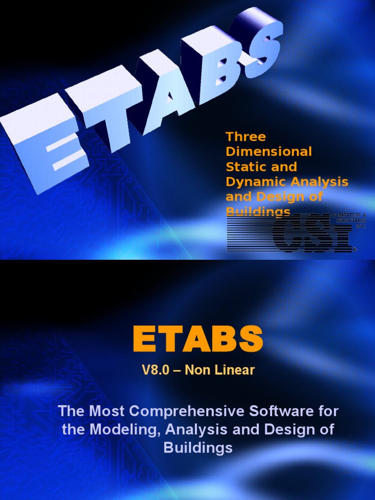 ETABS Presentation | PDF | Framing (Construction) | Beam (Structure)