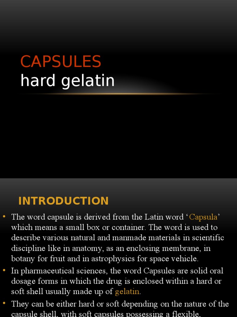 Unit 2 Capsule | PDF | Pharmaceutical Formulation | Tablet (Pharmacy)