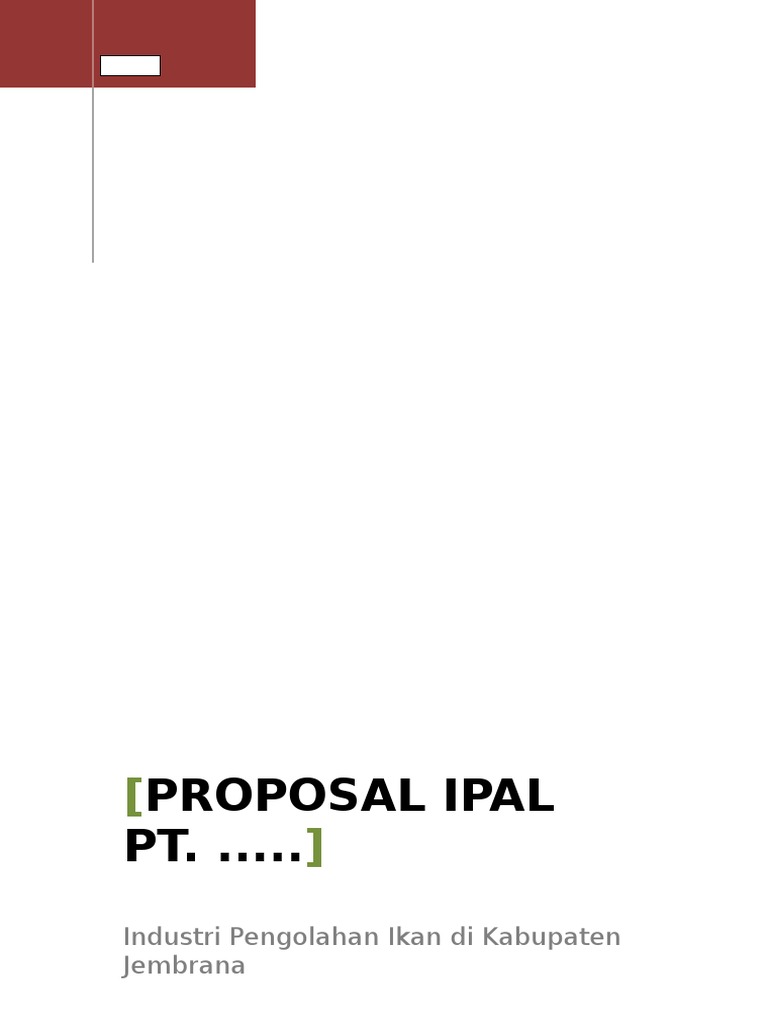 Template Proposal IPAL | PDF