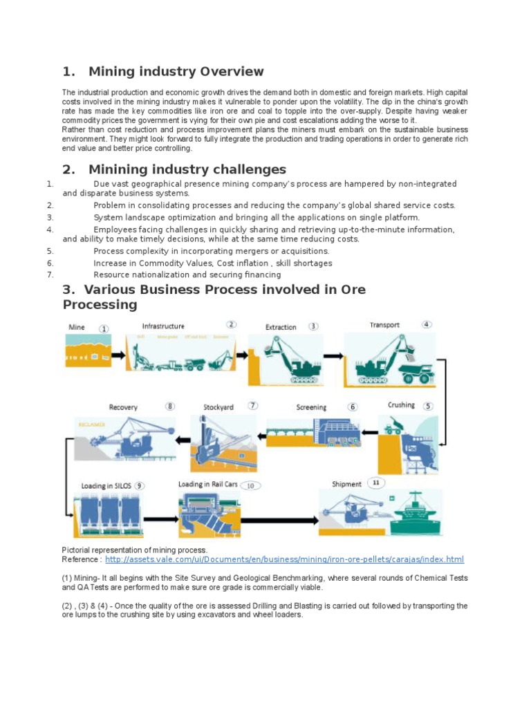 Is-Mining Business Processes | PDF | Iron Ore | Mining