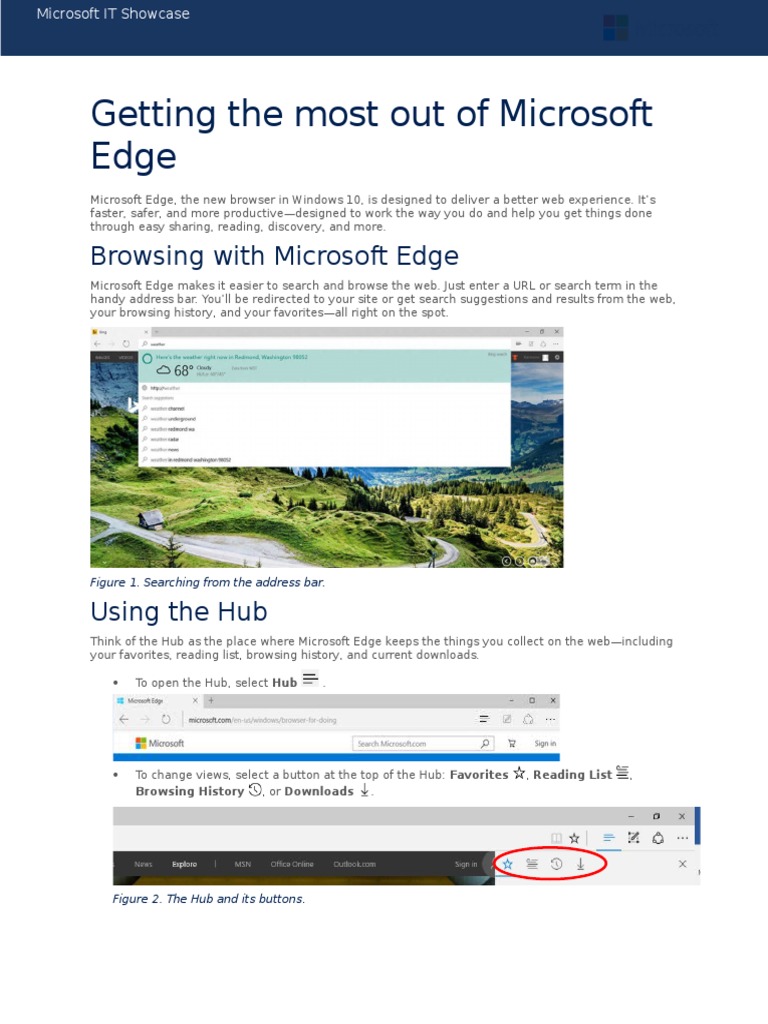 Getting The Most Out of Microsoft Edge | PDF