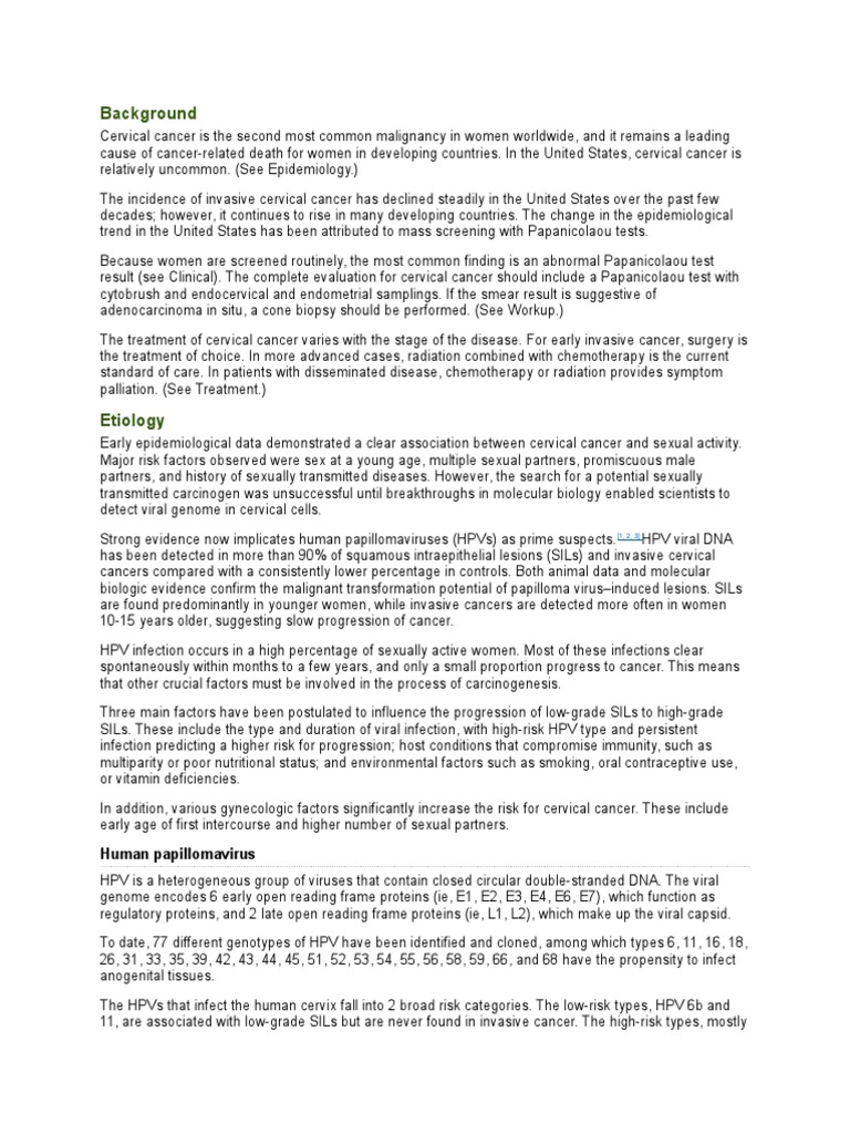 Kanker Serviks | PDF | Cervical Cancer | Cancer
