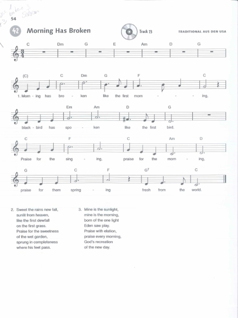 Morning Has Broken | PDF