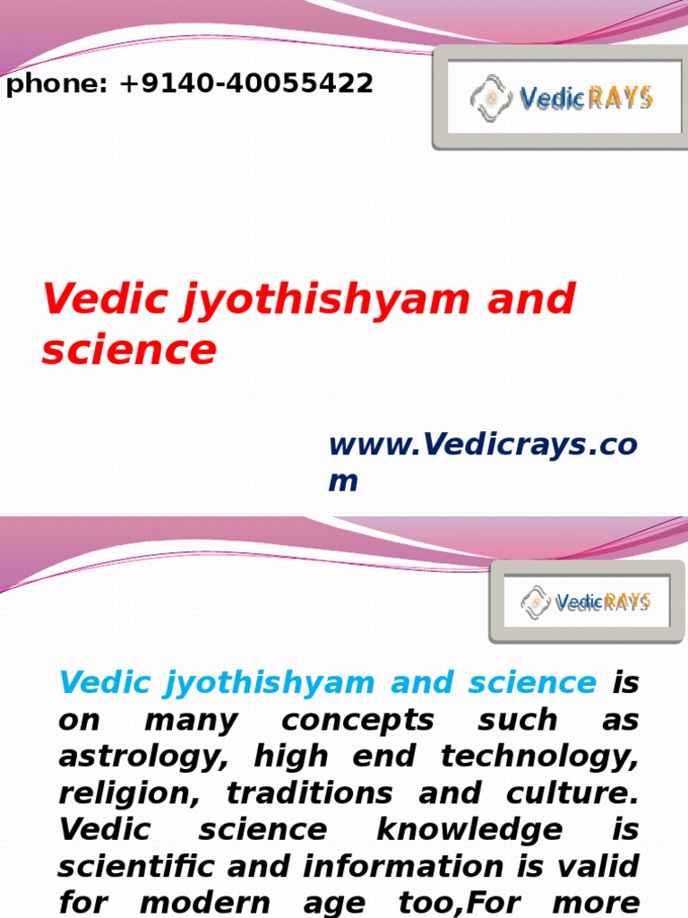 Vedic Science: Astrology and Technology | PDF