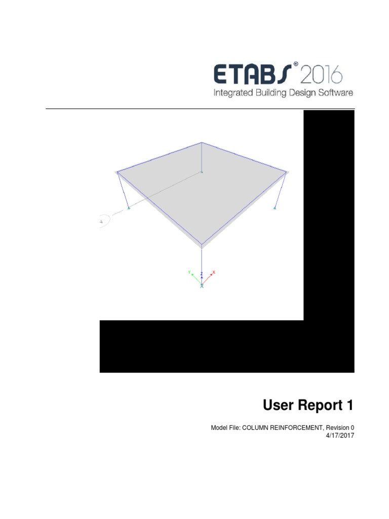 Sample Report in ETABS | Download Free PDF | Nature