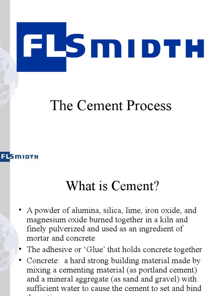Cement Process Overview | PDF | Mill (Grinding) | Manmade Materials