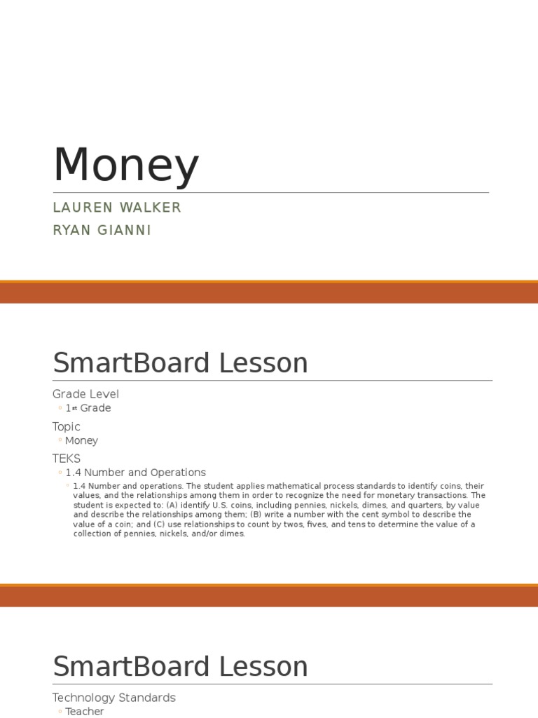 Smartboard Lesson 1 | PDF