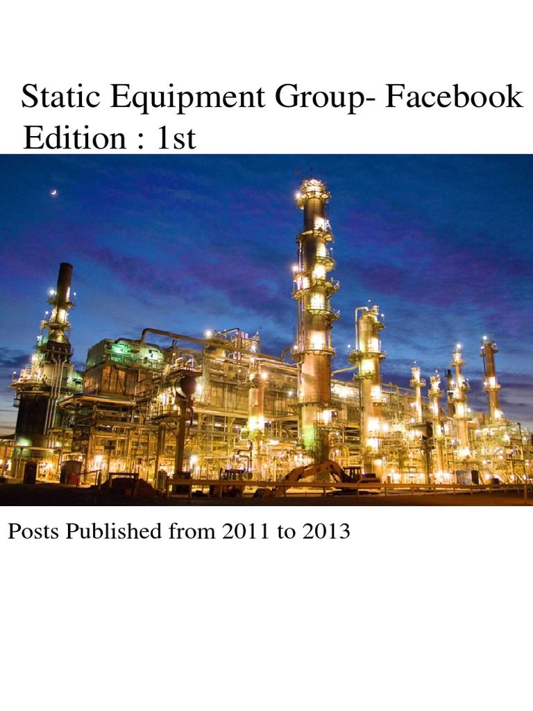 Static Equipment Group-Facebook Posts Binder Format-eBook-1st Edition ...