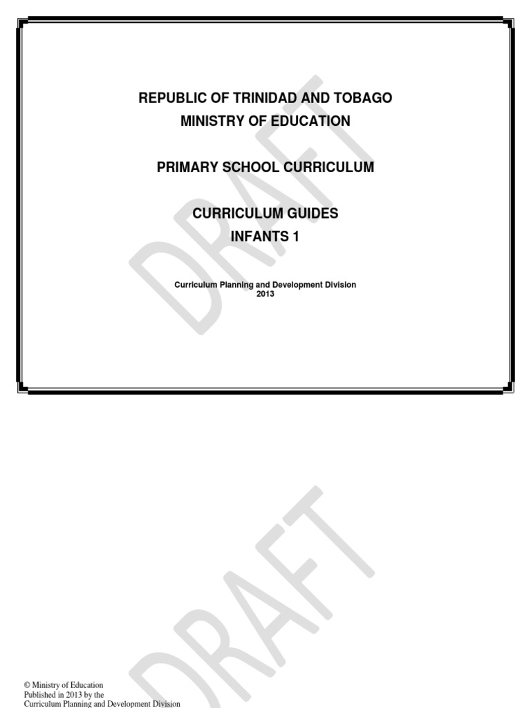 1 Curriculum Guides Infants 1 PDF | PDF