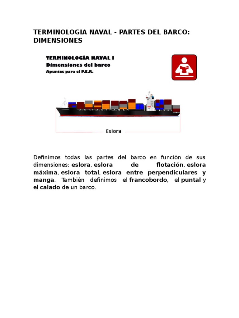 Terminologia Naval | PDF | Barcos | Puerto y estribor