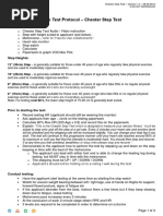 Queens Step Test | PDF