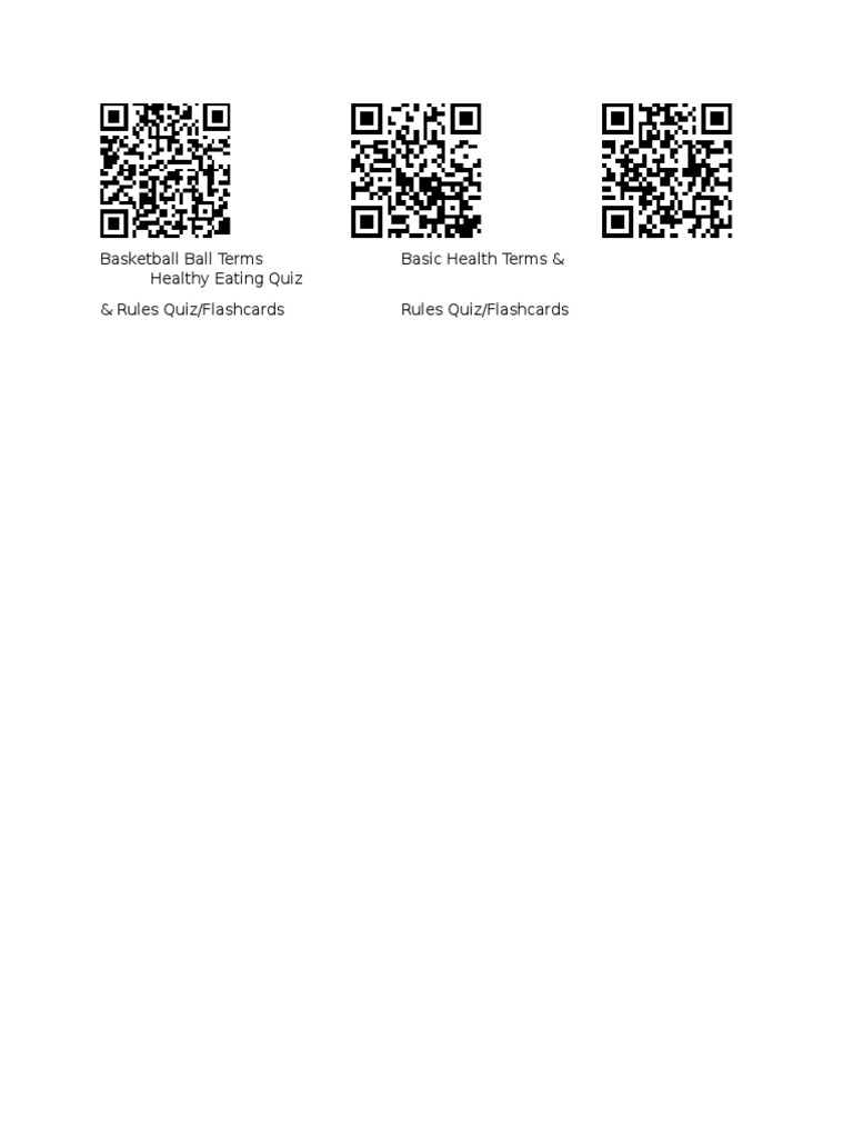 QR Codes | PDF | Sports & Recreation | Lifestyle