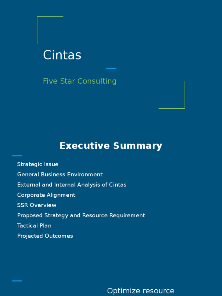 Cintas | PDF | Sales | Business