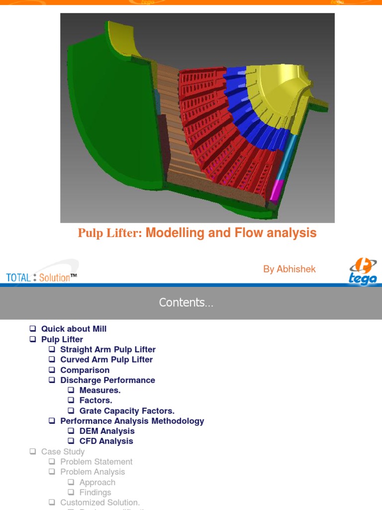 Neftalí Rojas - Tega - Pulp Lifter | PDF | Mill (Grinding) | Computational Fluid Dynamics