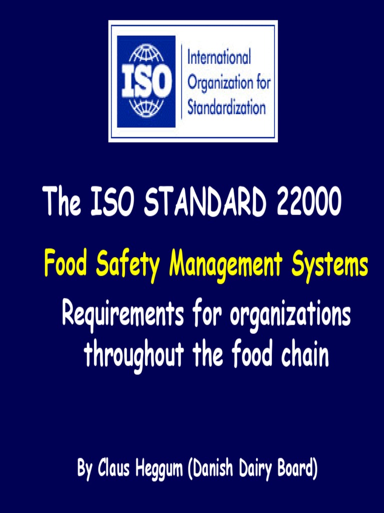 ISO 22000: Food Safety Management Overview | PDF | Hazard Analysis And ...
