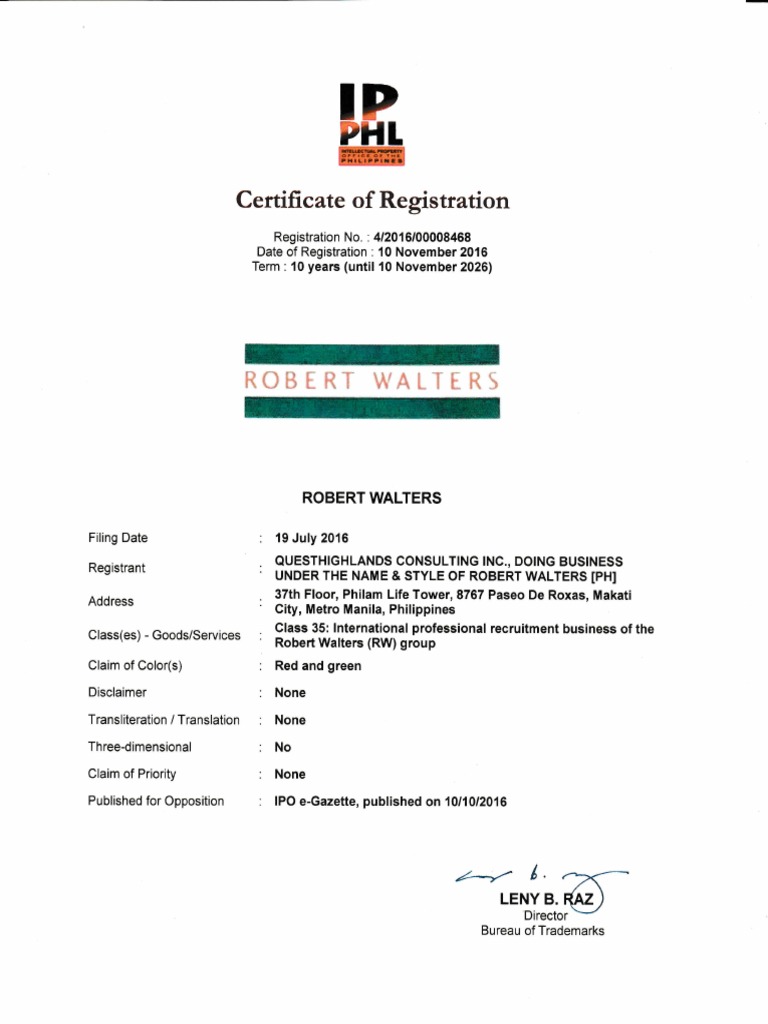 Ipo Certification - Questhighlands Consulting Inc | PDF