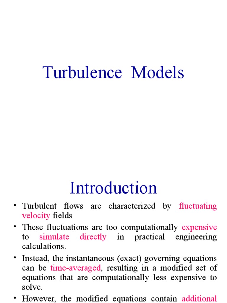 Lceture 3 | PDF | Turbulence | Fluid Dynamics