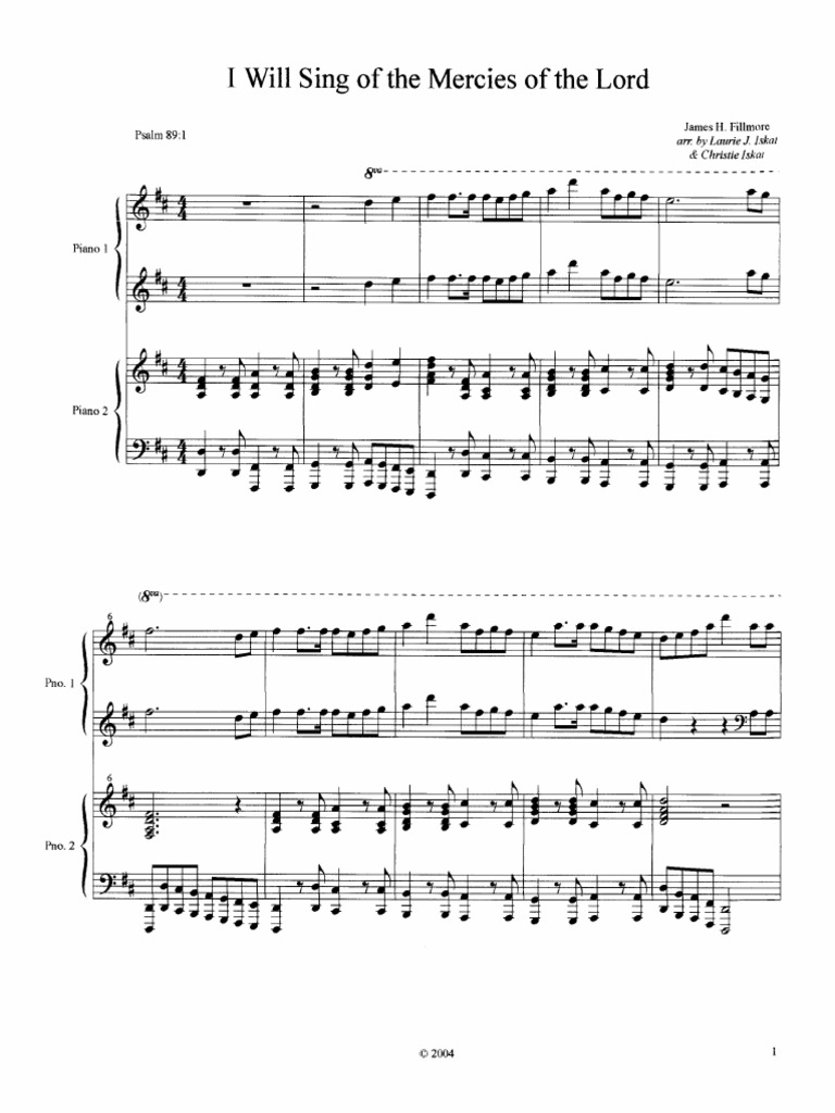 Ulhi - I: I Will Sing of The Mercies of The Lord | PDF