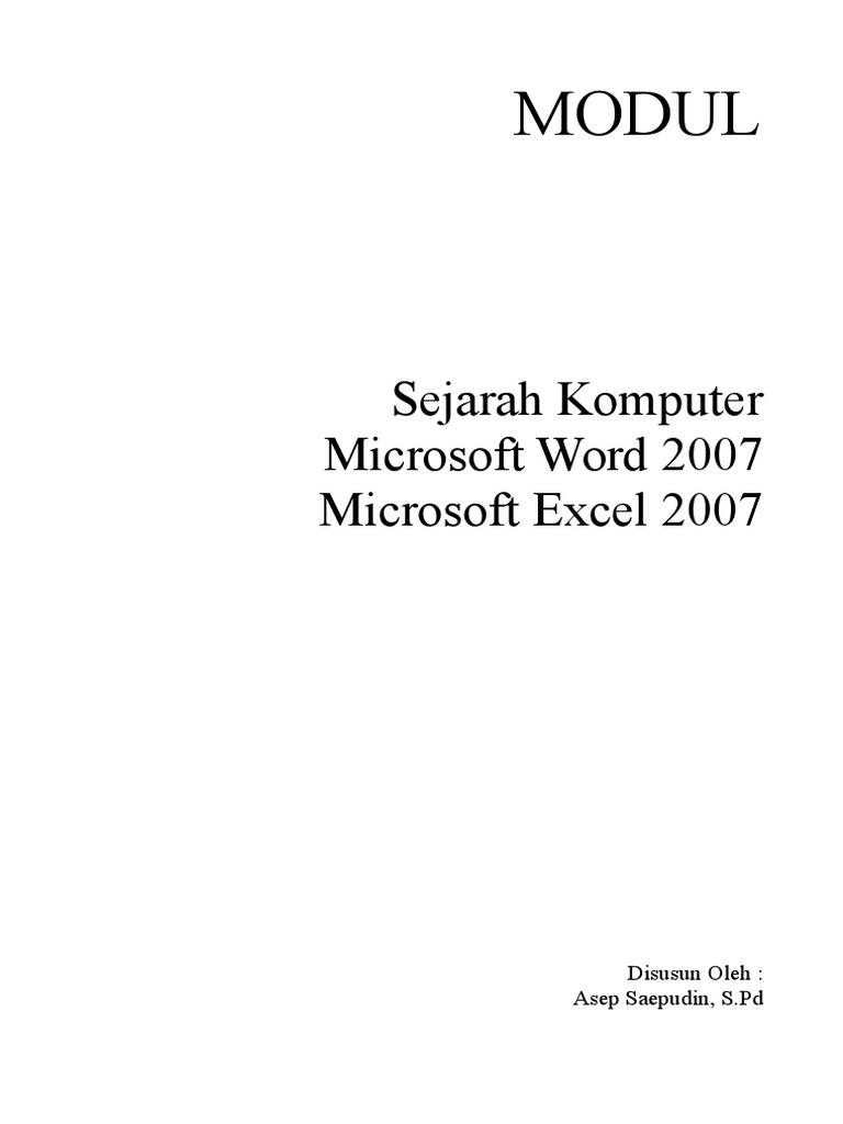 Modul Microsoft Office 2007 | PDF