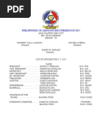 Induction and Oath Taking Ceremony Program Flow | PDF | Educational ...