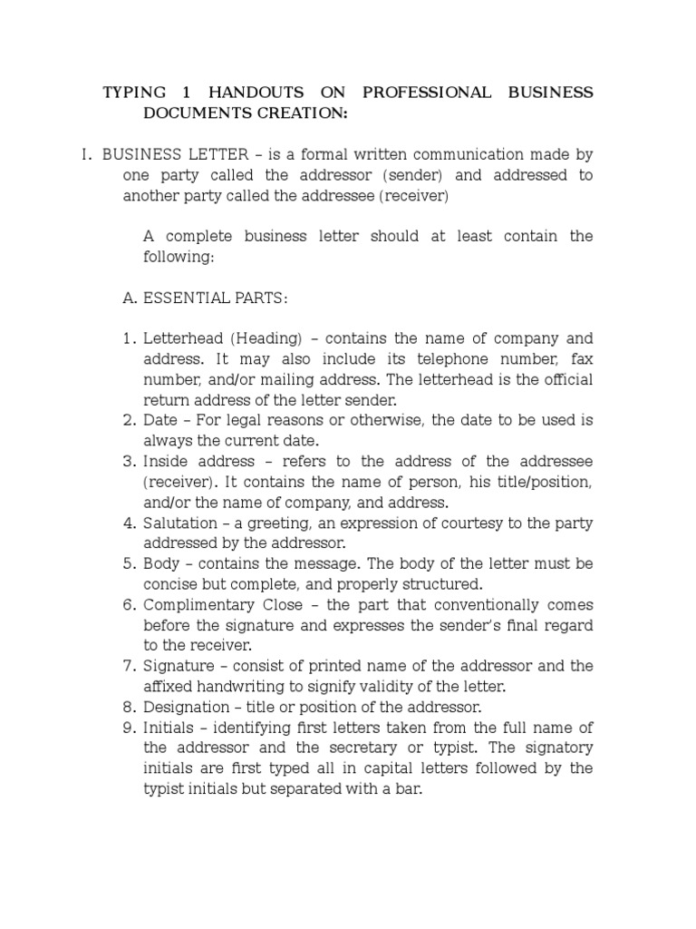 Professional Business Document Creation: A Comprehensive Guide to ...