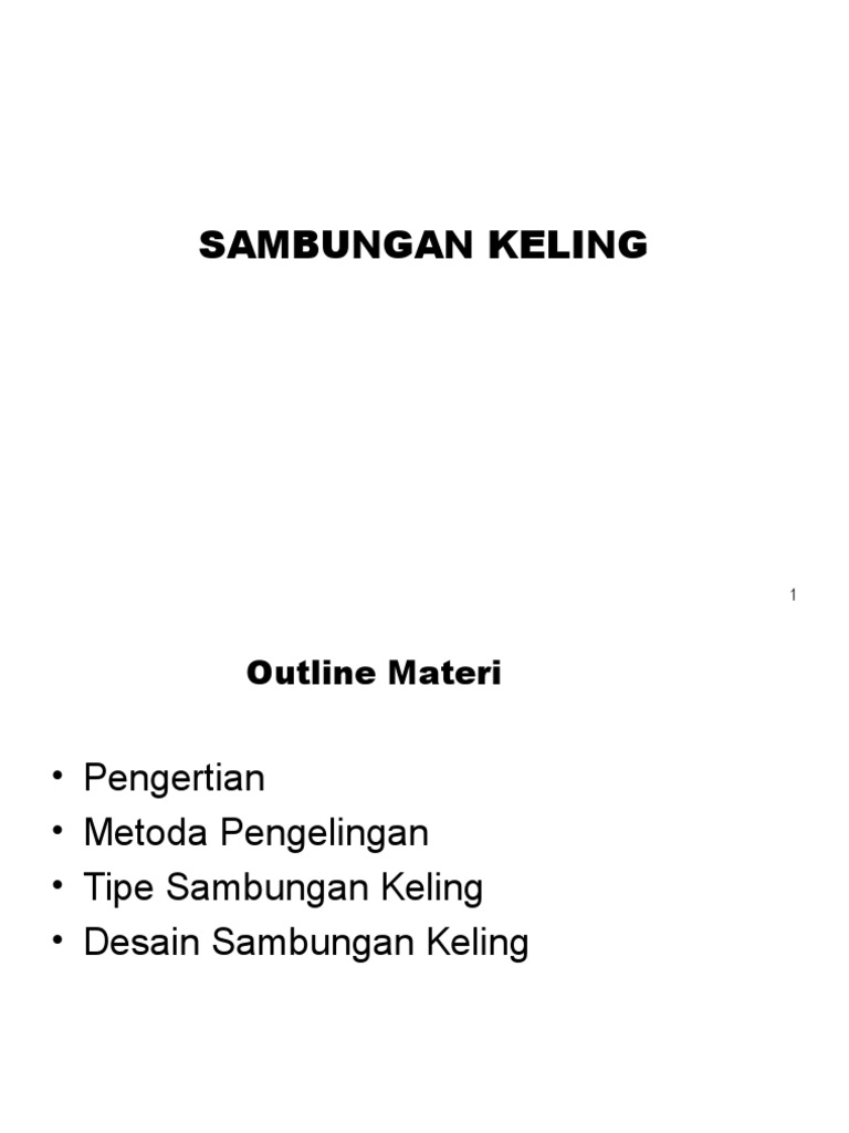 Sambungan Keling | PDF