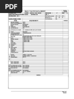 Control Valve Data Sheet | PDF | Valve | Pressure