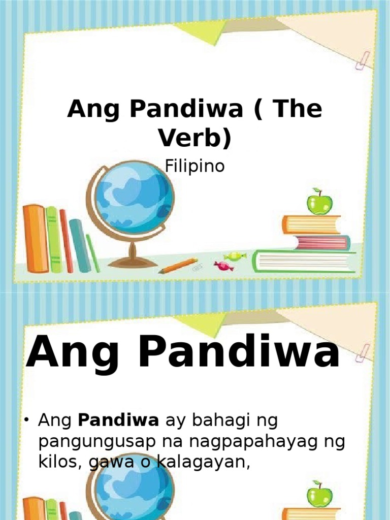 Ang Pandiwa The Verb | PDF