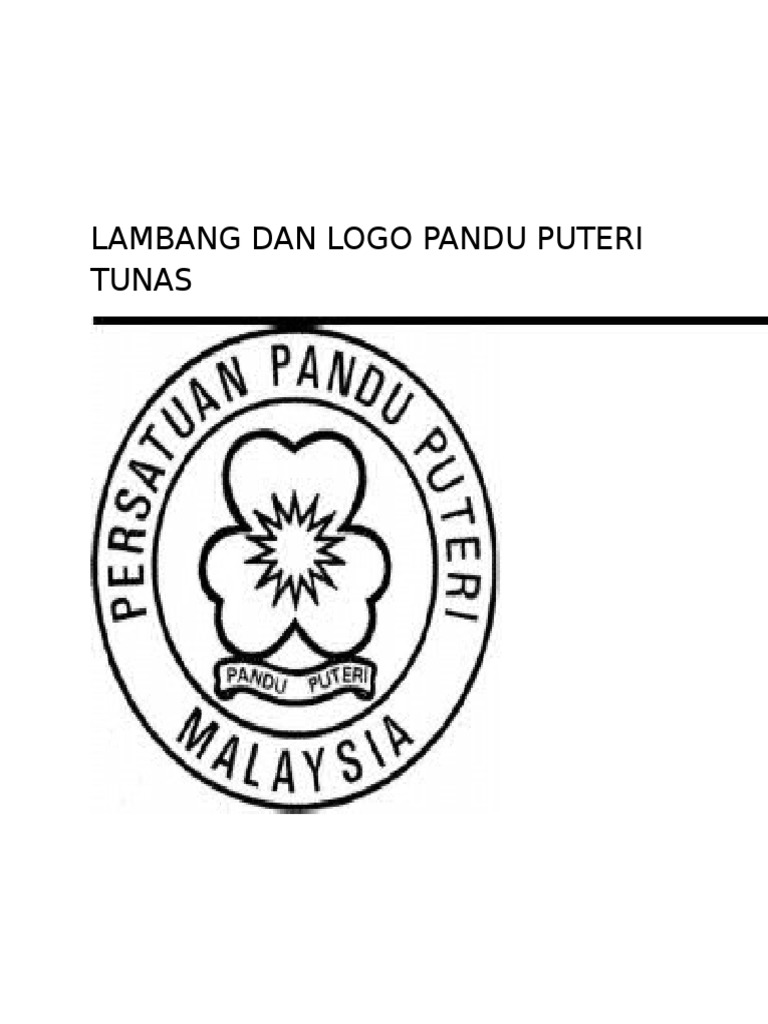 Lambang Dan Logo Pandu Puteri Tunas | PDF
