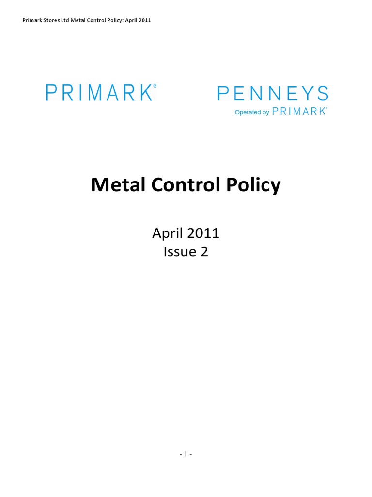 Ensuring Customer Safety: A Comprehensive Guide to Primark's Metal ...