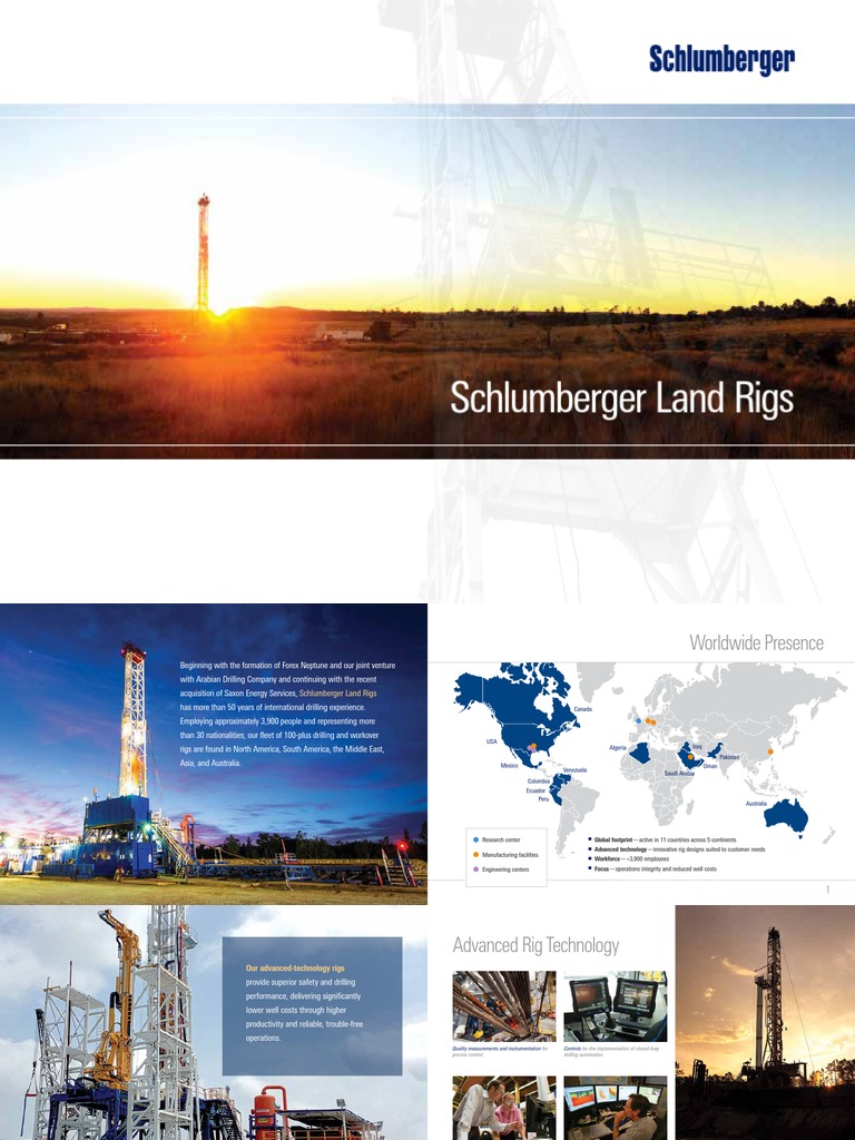SLB Land Rig BR | PDF | Drilling Rig | Reliability Engineering
