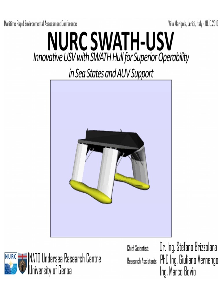 SWATH-USV Innovative USV With SWATH Hull For Superior Operability in ...