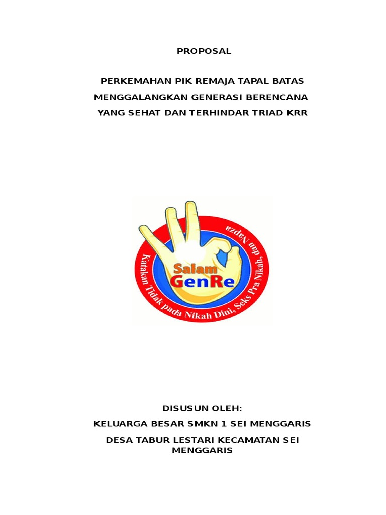 Proposal Pik Remaja | PDF